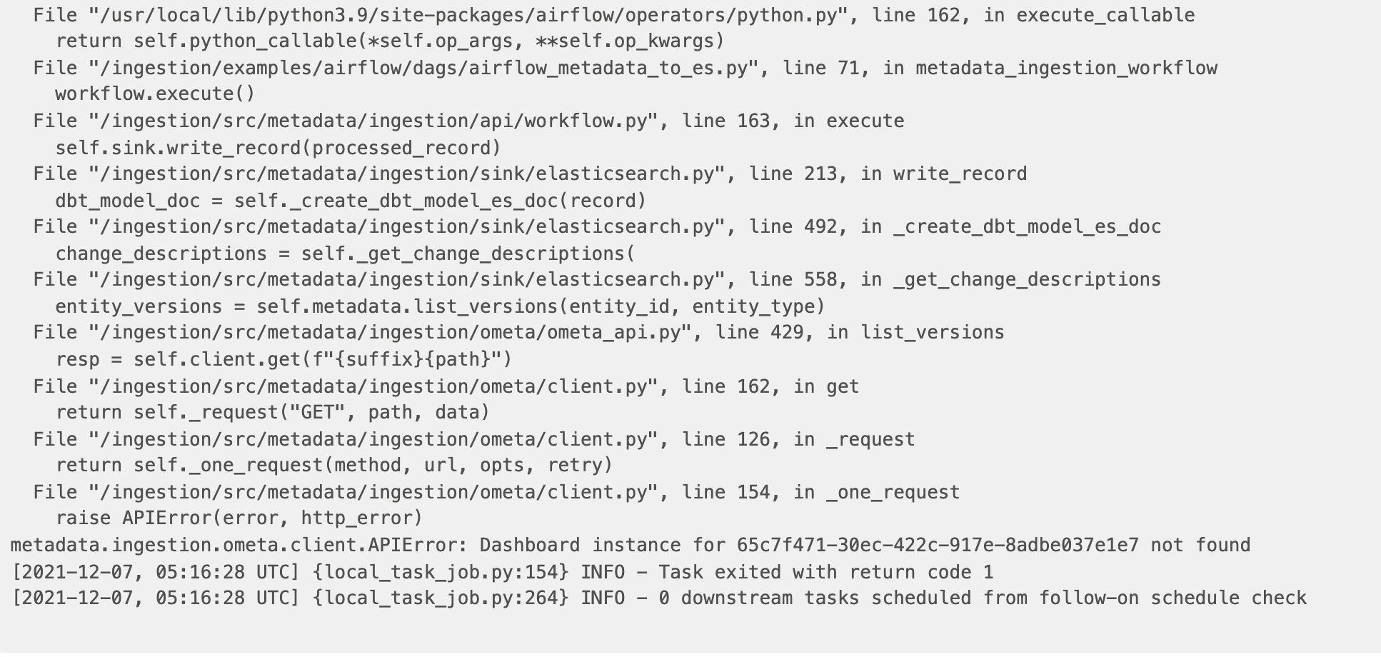 Indexing for DBT Models not working. · Issue #1596 · open-metadata ...