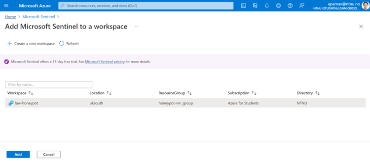 GitHub - AparnaChirumamilla/Azure-Sentinel-Lab