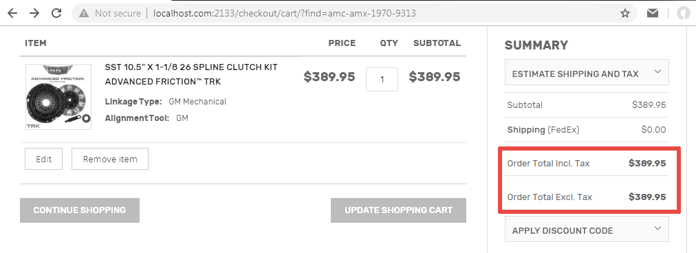«Order Total Incl. Tax» shows a wrong value (the same as «Order Total Excl. Tax») in Magento 2.3 ...