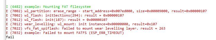 Regarding Write And Read From External Flash Connected To Esp32 Idfgh 8463 · Issue 9925