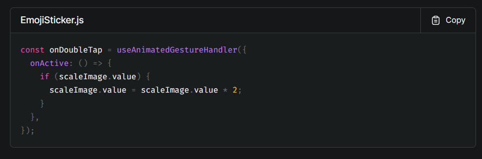 [docs] Issue in the Tap gesture handler function docs · Issue #22041 · expo/expo · GitHub