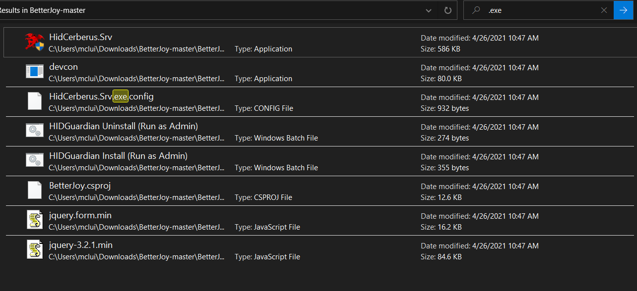 [BUG] I literally don't have the .exe file to run BetterJoy its just not there · Issue #766 ...