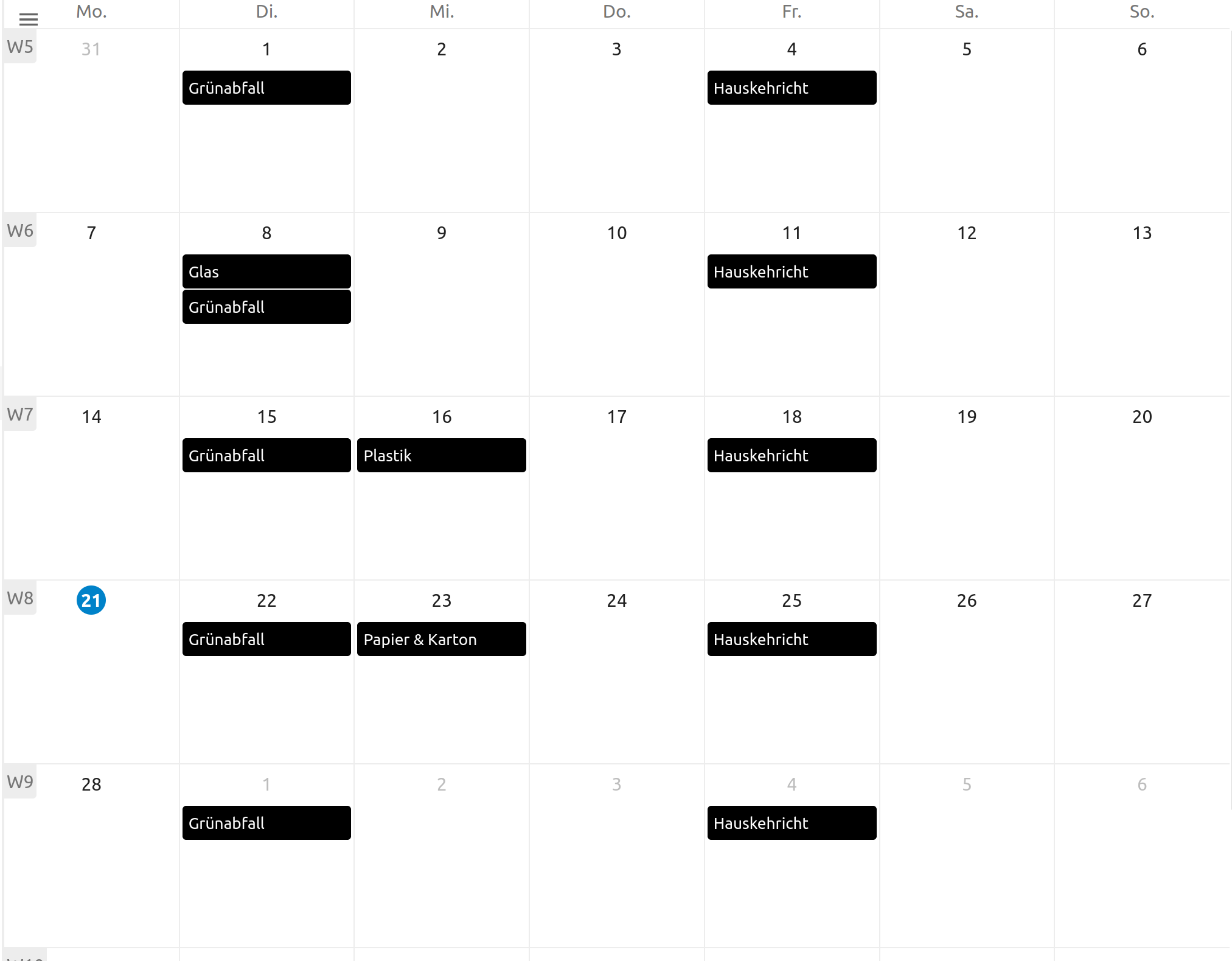 CalDav recurring events · Issue #66987 · home-assistant/core · GitHub