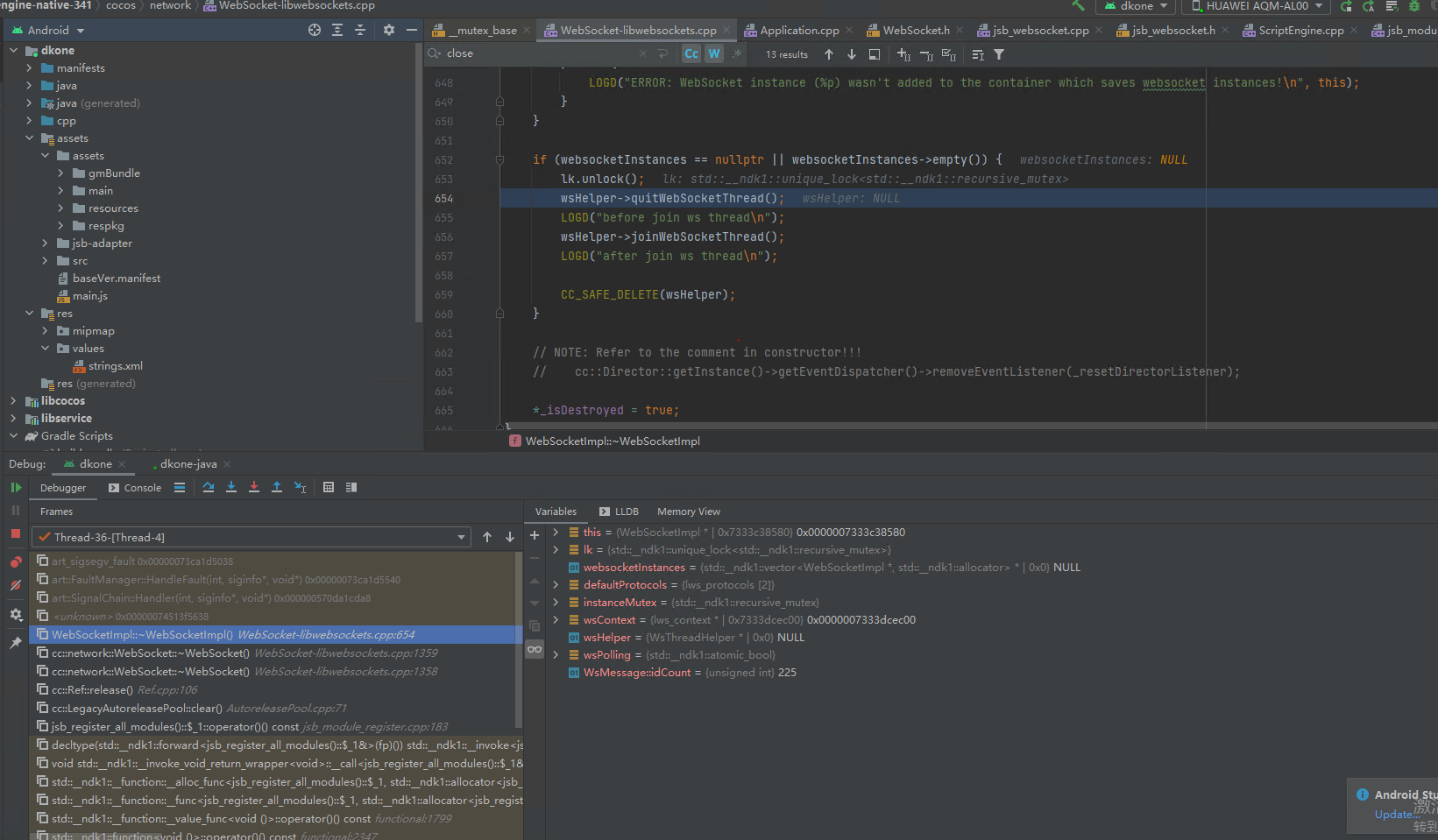 [3.5.2] websocket crash · Issue #11828 · cocos/cocos-engine · GitHub