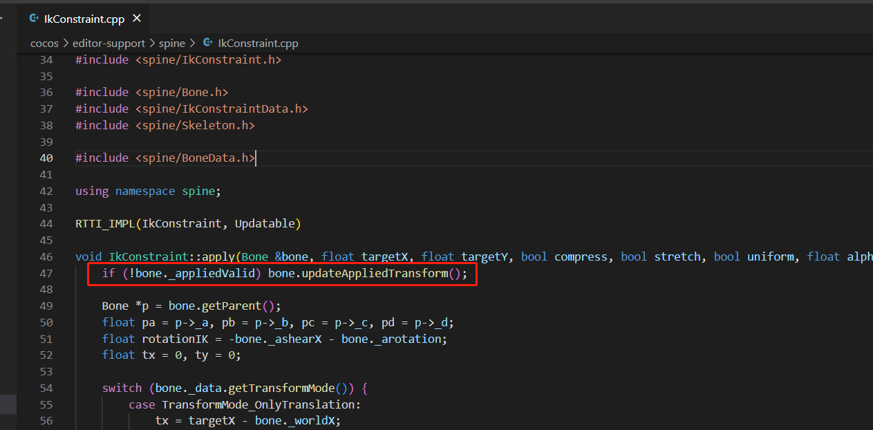 [3.6.2] spine IK rotation calculation error · Issue #13516 · cocos/cocos-engine · GitHub