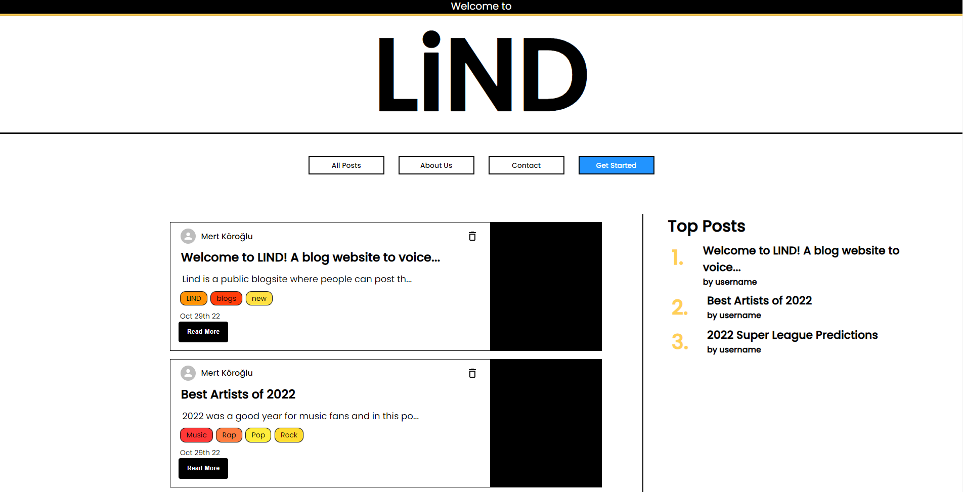 GitHub - mertkoroglu/LindBlog: Lind is a public blogsite where people can post their opinion ...