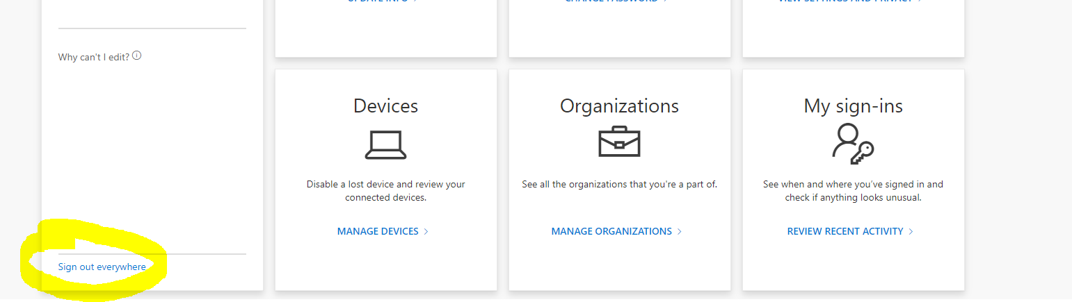 Front-channel logout URL is not called when Sign out everywhere is done ...