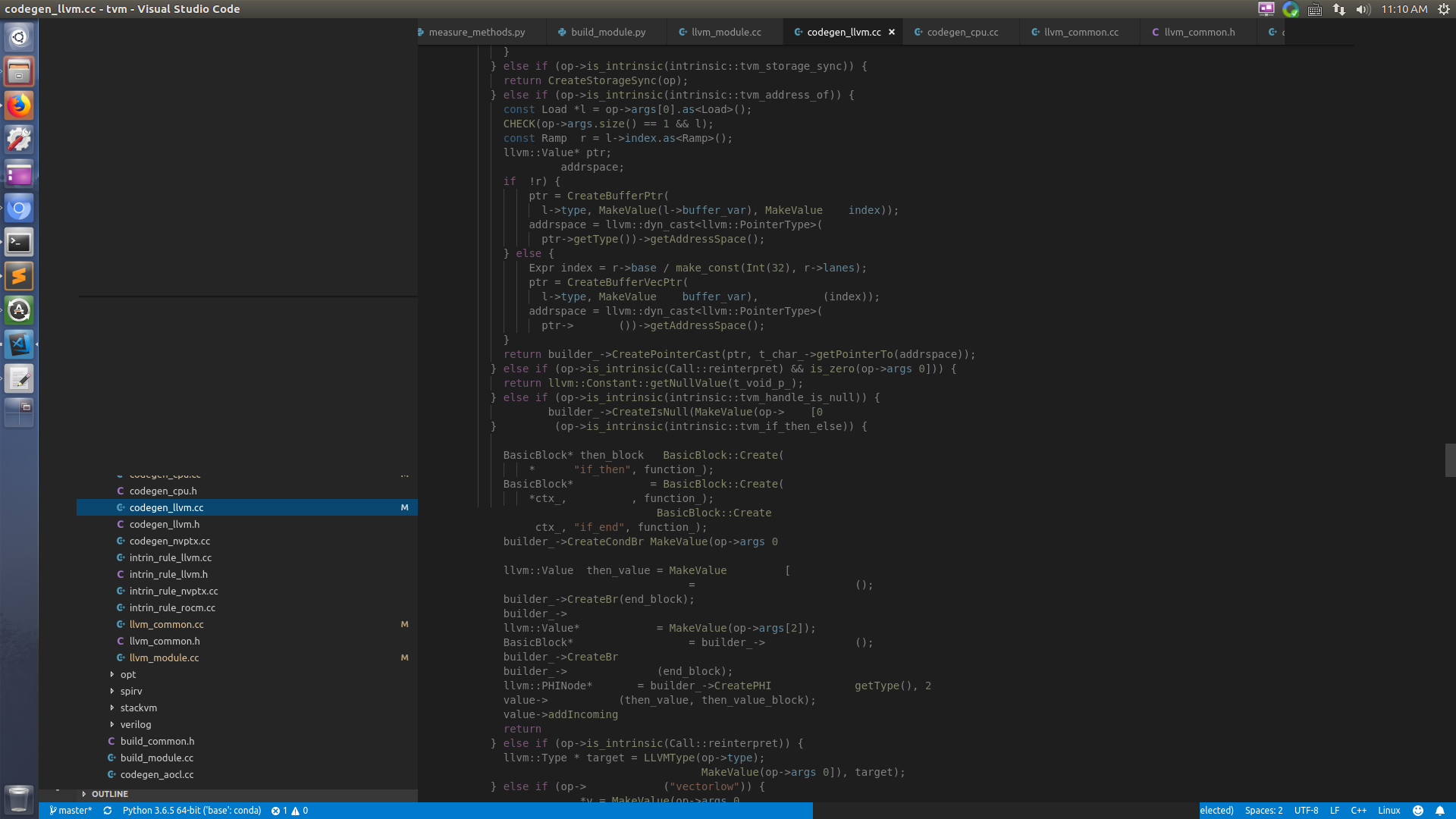 graphical artifacts when opening some special C file (probably because ...
