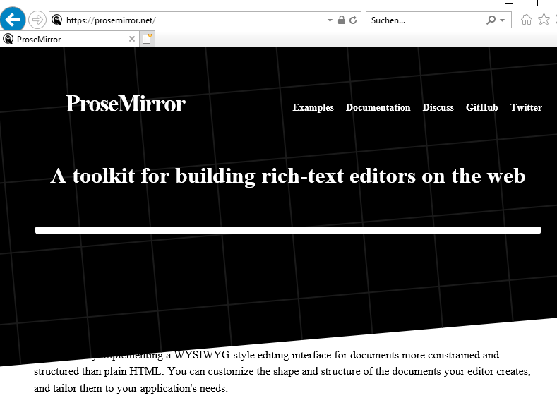 Example on prosemirror.net is broken in IE 11 · Issue #1009 · ProseMirror/prosemirror · GitHub