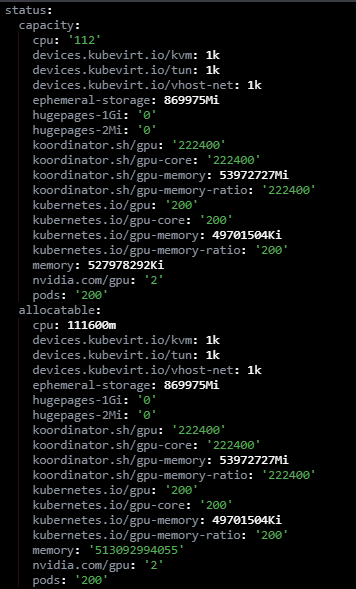[BUG] The koordinator gpu resource capacity recorded by the node is wrong · Issue #1147 ...