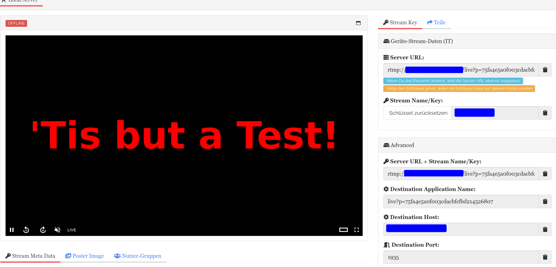 Live Stream with https only works on streaming plugin page, not on Home ...