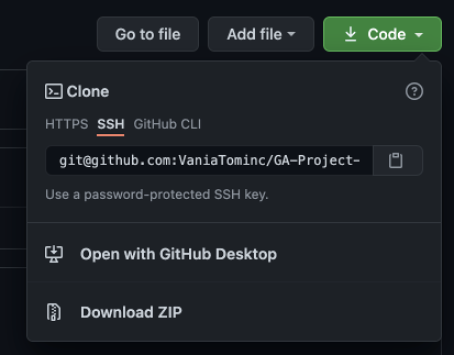 GitHub - VaniaTominc/GA-Project-03