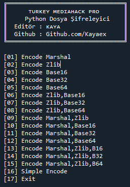 GitHub - Kayaex/PySifreleyici: Basit Py Sifreleme