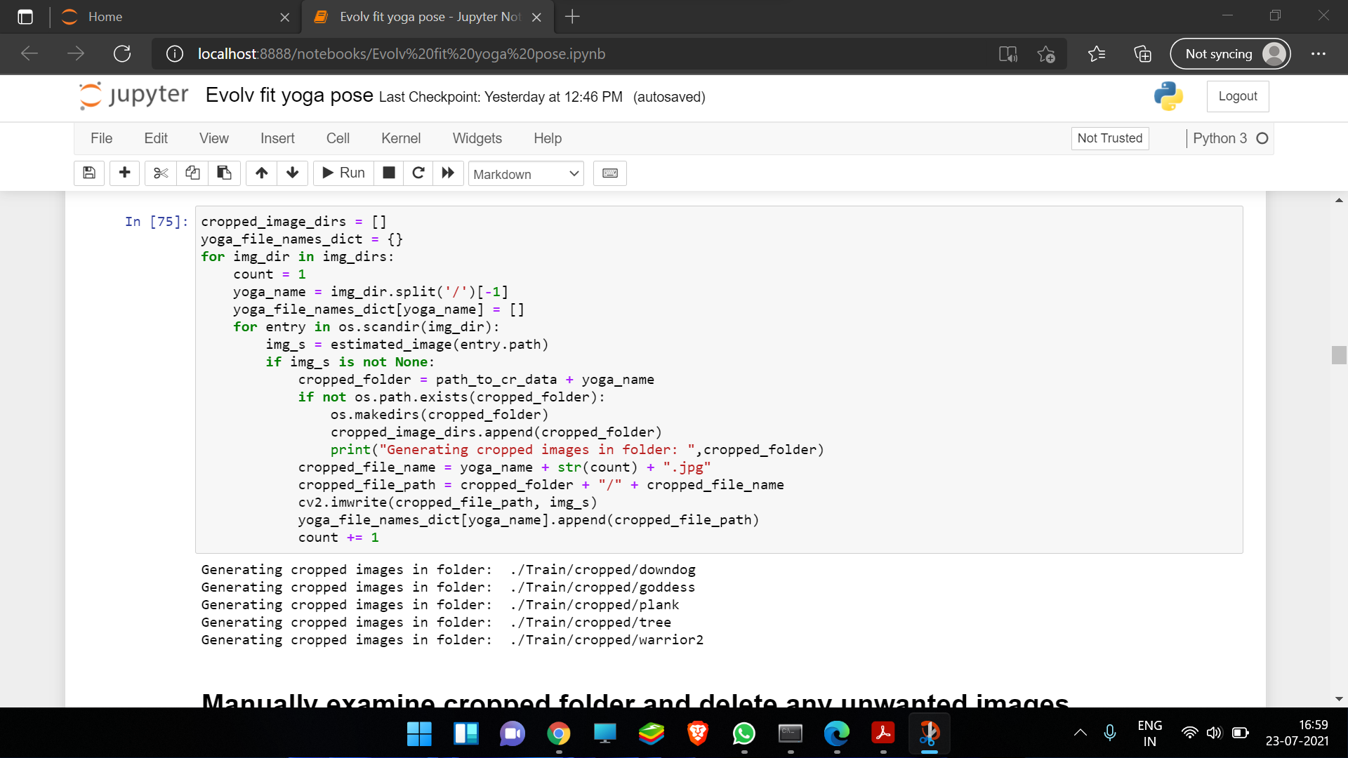 Github Sarthakjain1620 Yoga Pose Detection
