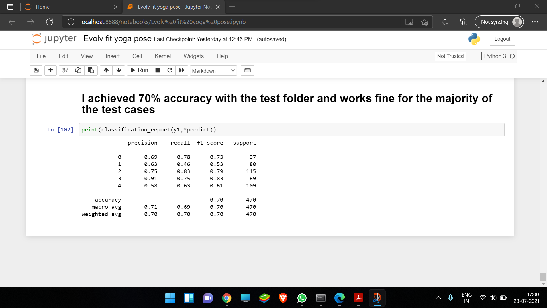 GitHub - sarthakjain1620/yoga-pose-detection