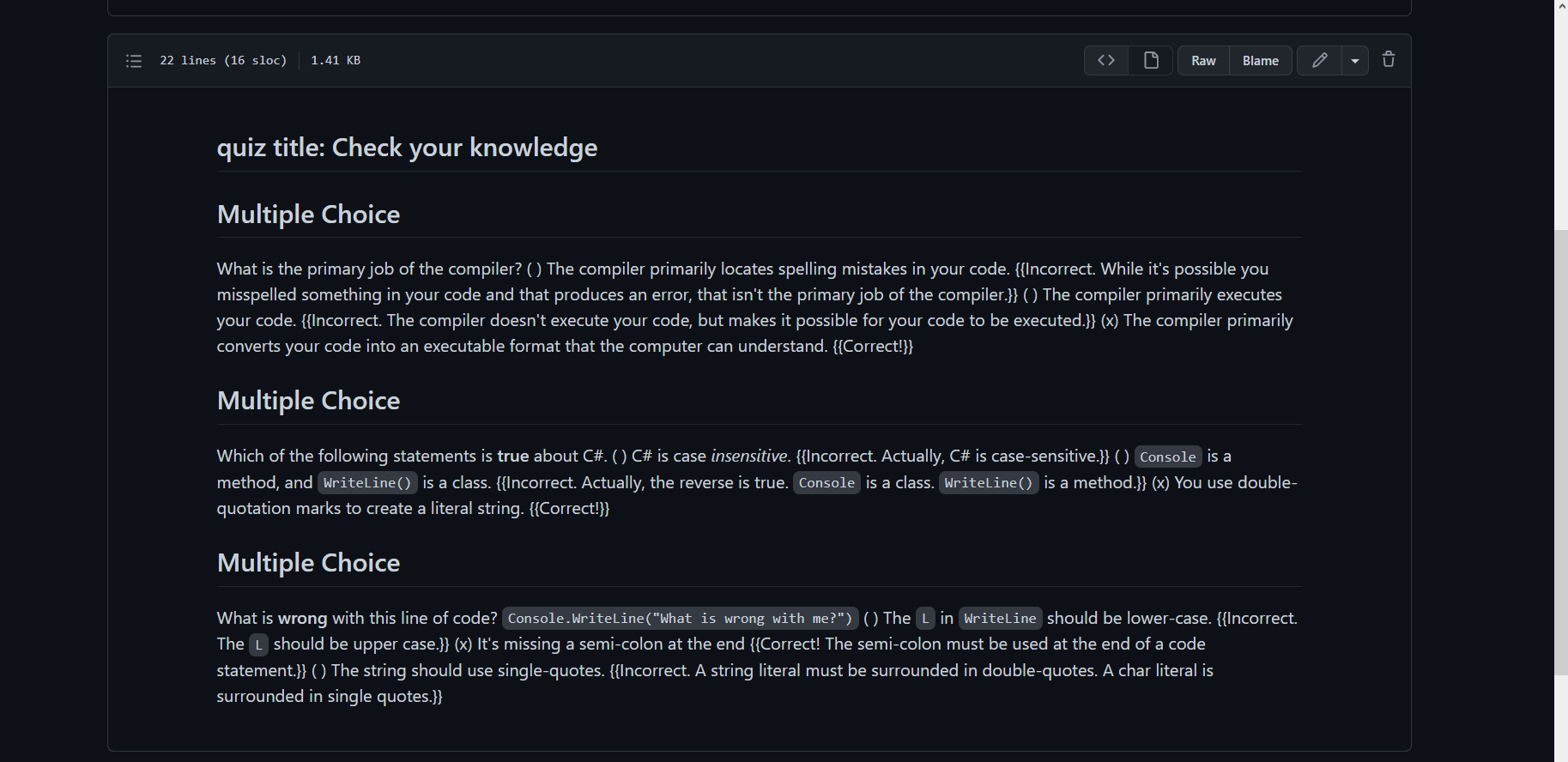 Knowledge check not clickable in Module 1.6 · Issue #70 · microsoft/studentambassadors · GitHub