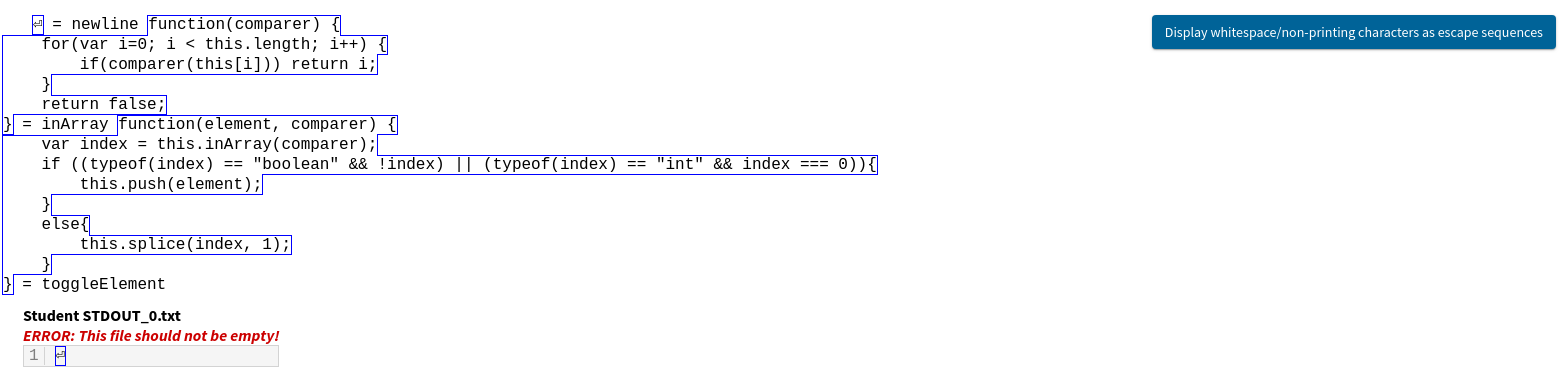 Visualize Whitespace Characters Bug · Issue 4287 · Submittysubmitty · Github
