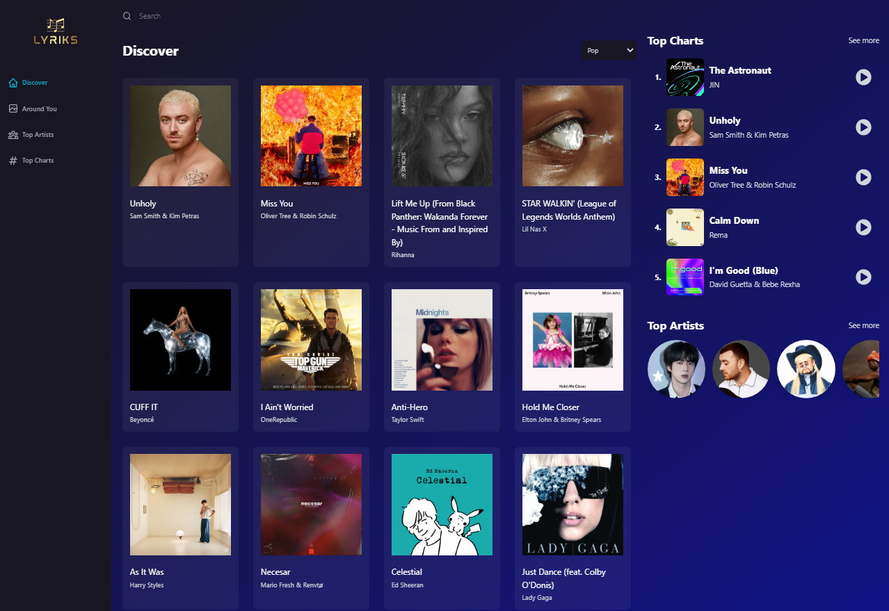 Github Plohotski Spotify Music App