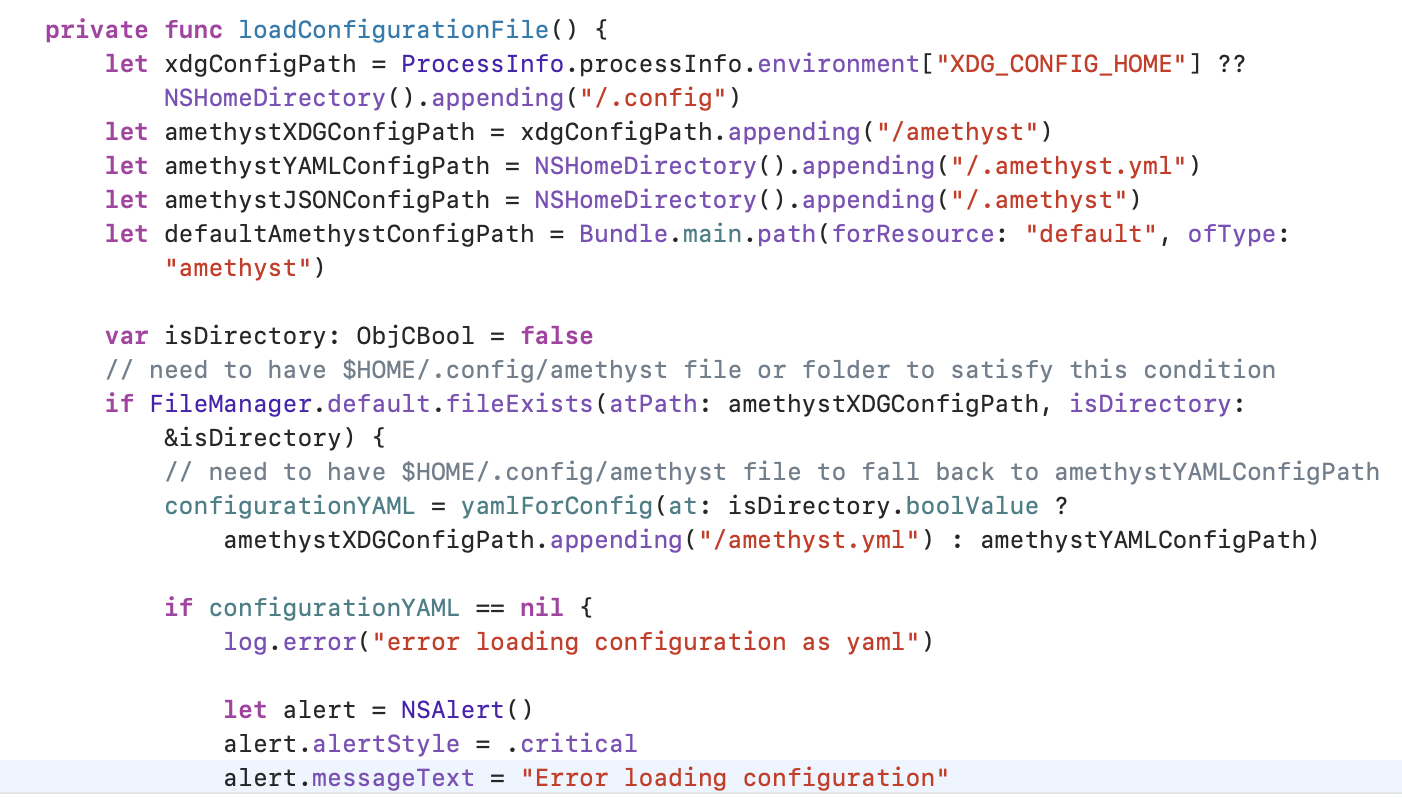 ~/.amethyst.yml file is not being loaded in version 0.17.0 · Issue #1400 · ianyh/Amethyst · GitHub