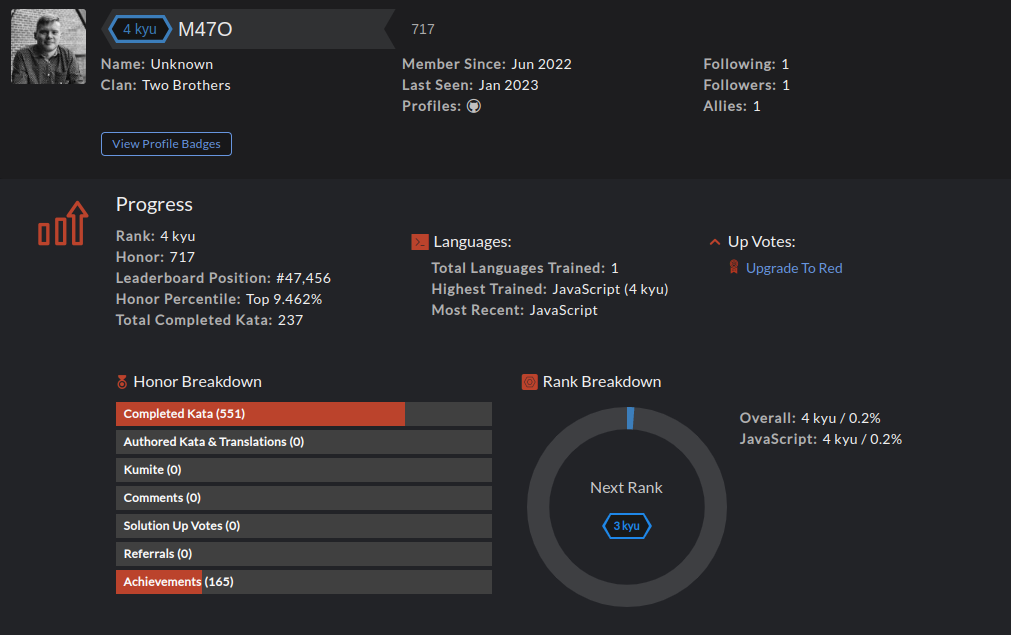 GitHub - M47O/codewarskata: Collection of JS, TS, and C# solutions for ...
