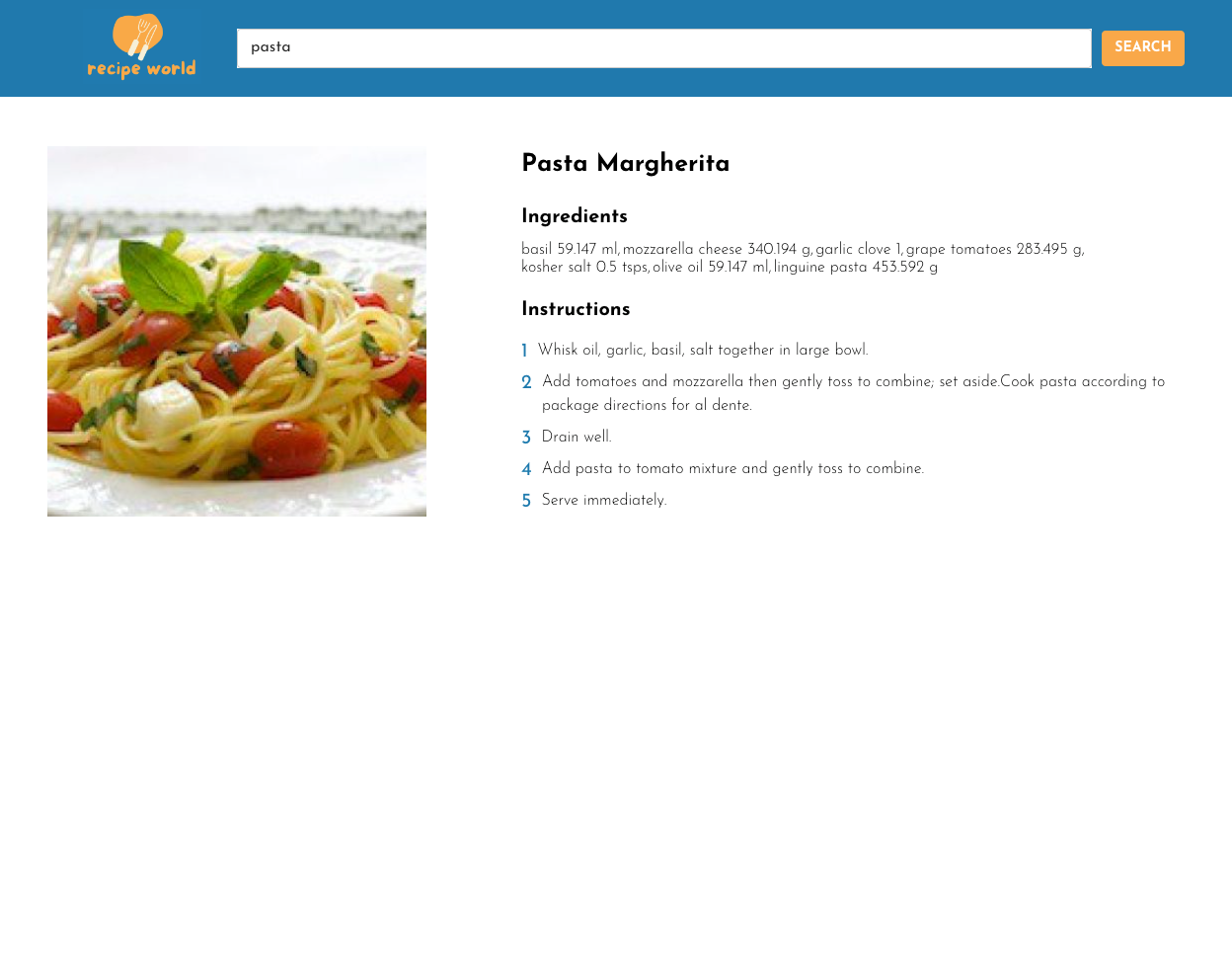 GitHub Hyeonahc recipe website Recipe World Is A Recipe Search