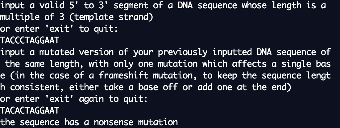 GitHub - msaat/mutation-detector: A Java program that detects what kind of mutation (frameshift ...