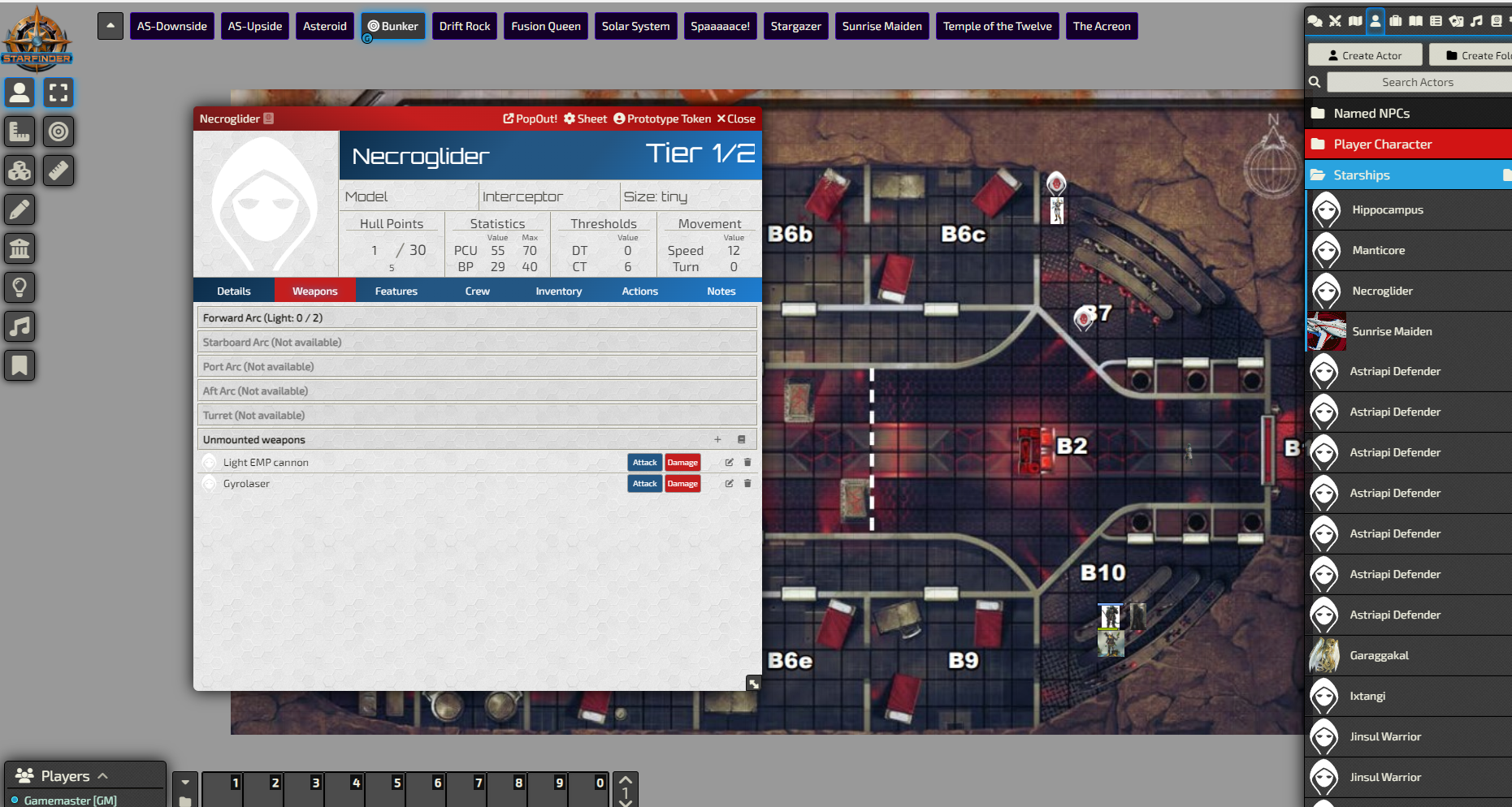 Drag and drop mounts for starship weapons · Issue #1234 · foundryvtt-starfinder/foundryvtt ...