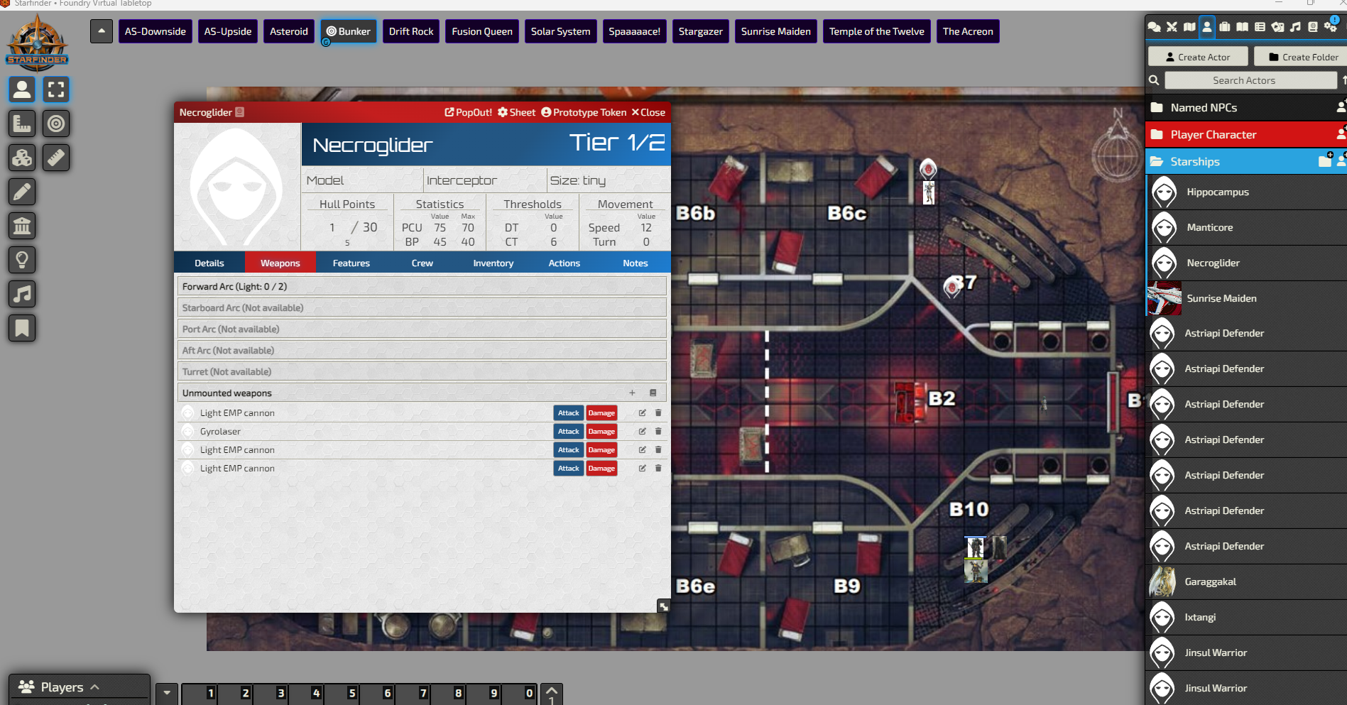 Drag and drop mounts for starship weapons · Issue #1234 · foundryvtt-starfinder/foundryvtt ...