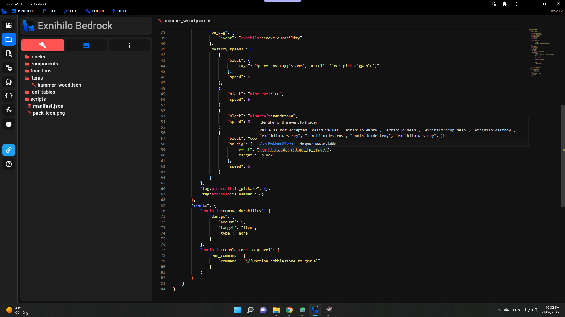 Item Events Bug · Issue 471 · Bridge Core Editor · Github