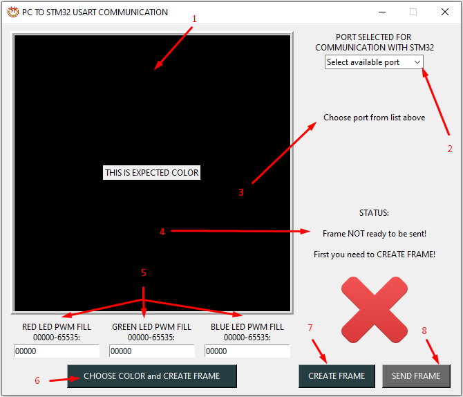 Github Jakir0stm32 Uart Gui Tkinter Based App For Communication With Stm32 Used For My