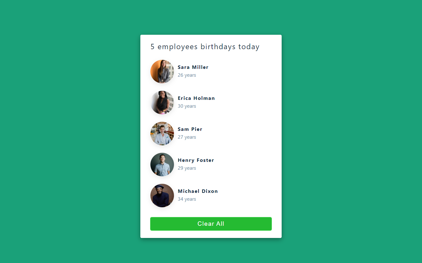 GitHub - Jerysha/react-birthday_reminder: Simple project showing a list of people who are on ...