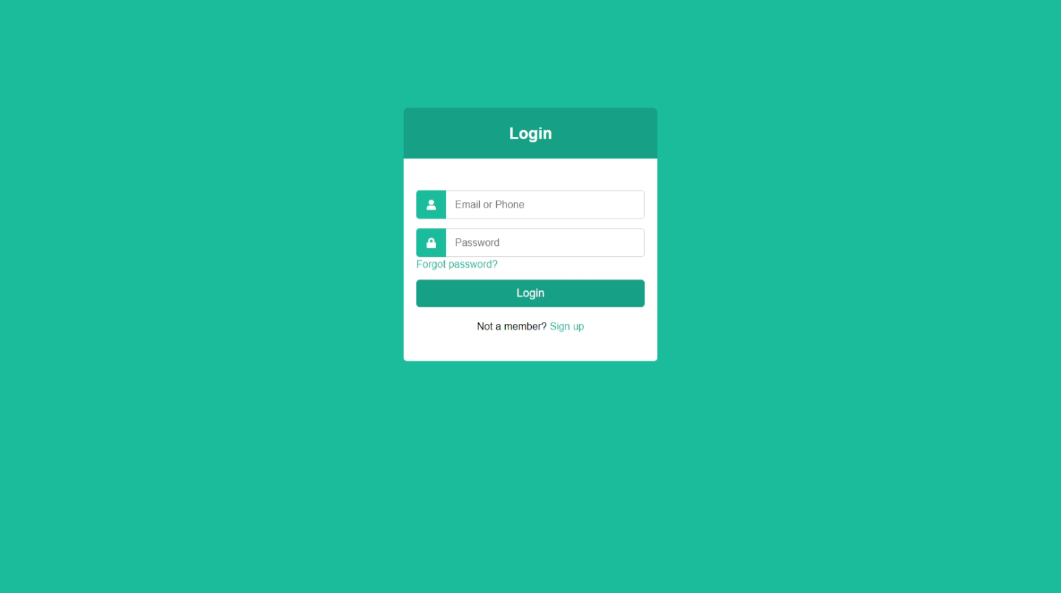 GitHub - Jerysha/login-form: Responsive Login Form