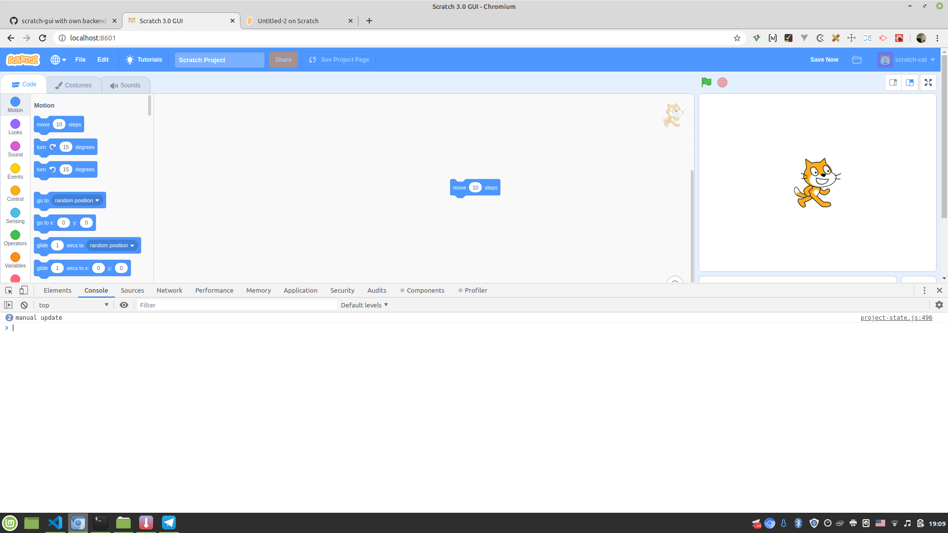 scratch-gui with own backend · Issue #6166 · scratchfoundation/scratch ...