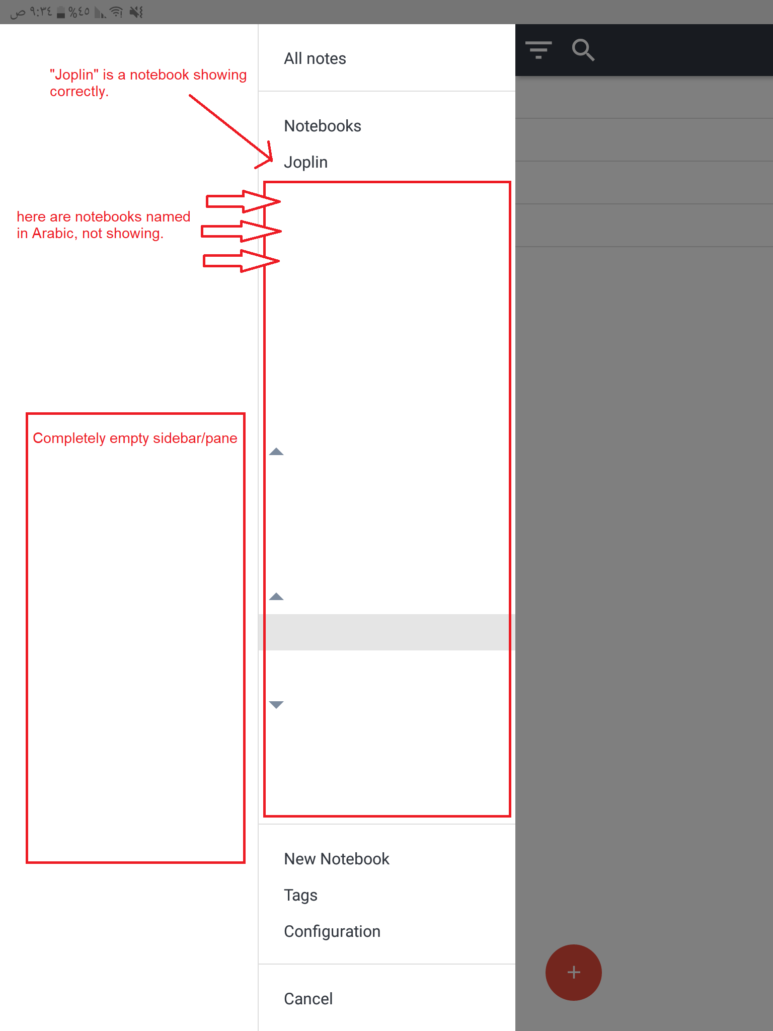 Layout is messed up in Android with Arabic Locale · Issue #4024 · laurent22/joplin · GitHub