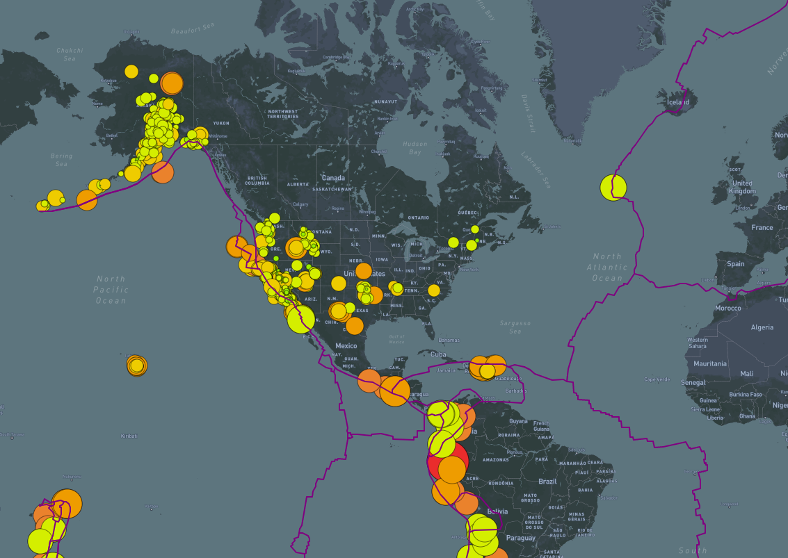 GitHub - I-CV207/Earthquakes: Interactive map that show sismic activity ...