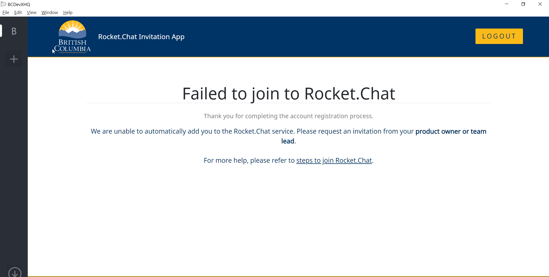 Not able to login to RocketChat using GITHUB account · Issue #22349 · RocketChat/Rocket.Chat ...