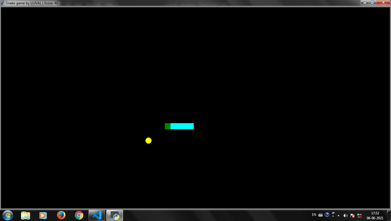 GitHub - iUjjval/Snake-Game-Using-Python: Turtle Module is used in this ...