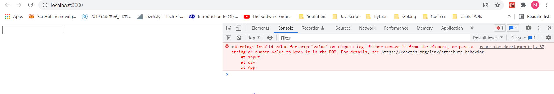Adding The Warning When Defaultvalue Symbol Function · Issue 23083 · Facebookreact · Github