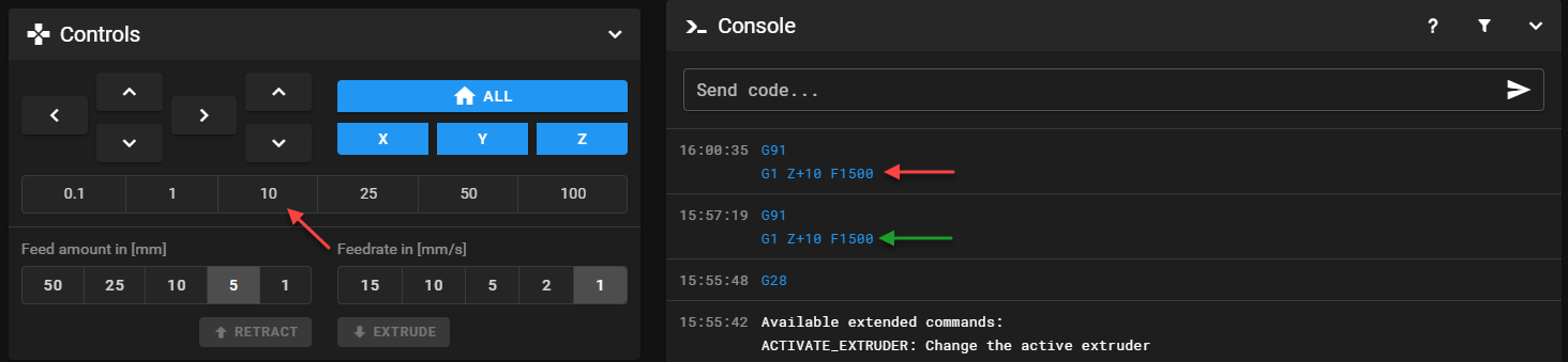 Distance Selector in Controls Panel can be Visually Deselected While ...