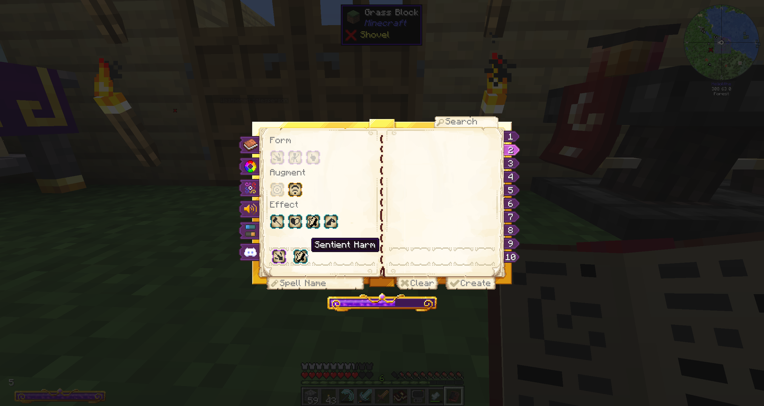 Ars Nouveau + Tome of Blood: Rebirth sentient harm spell crash the game. · Issue #3973 · FTBTeam ...