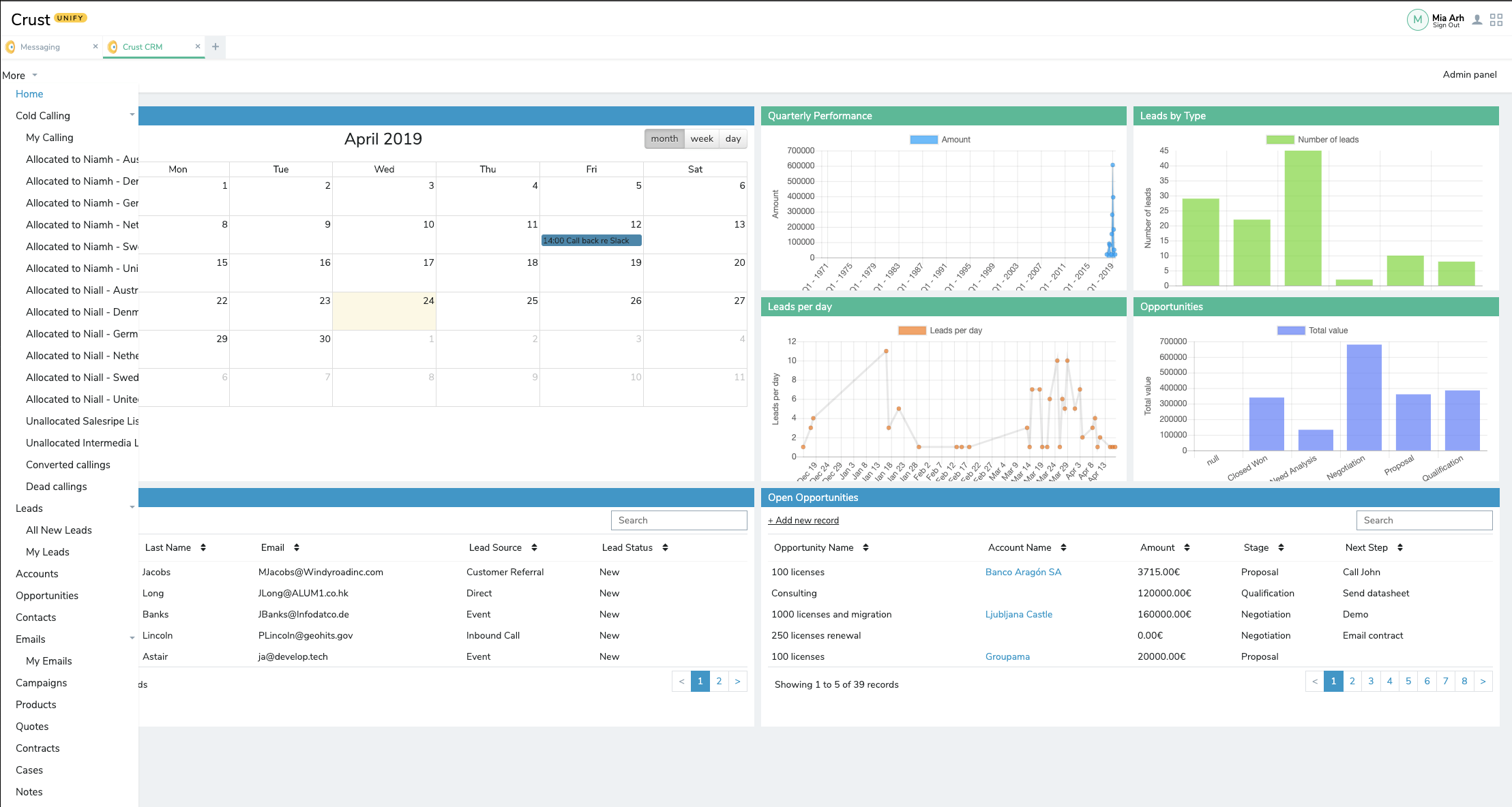 CRM navigation issue in Unify · Issue #63 · cortezaproject/corteza ...