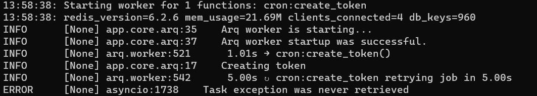 Retrying failed jobs using `arq.Retry` · Issue #289 · python-arq/arq · GitHub