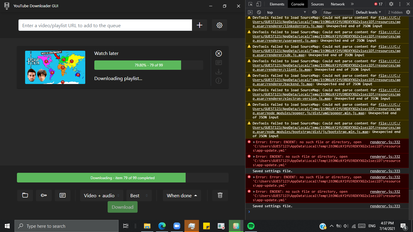 app randomly stops working · Issue #135 · jely2002/youtube-dl-gui · GitHub