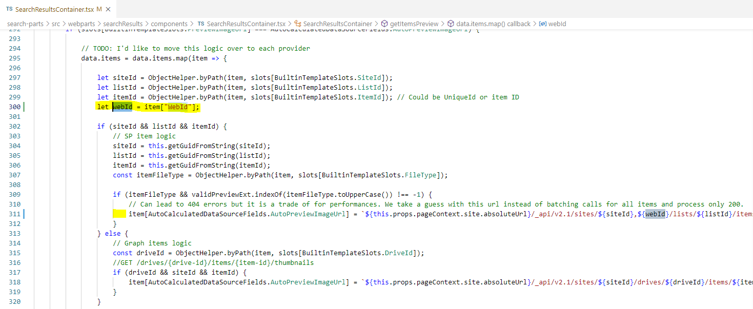 Thumbnails are not displayed when documents are located in subWebs · Issue #967 · microsoft ...