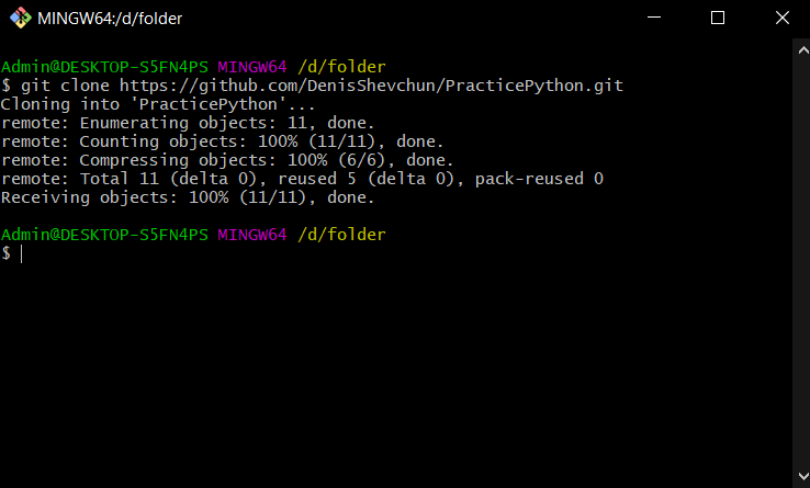 GitHub - DenisShevchun/PracticePython: For practice work on Python