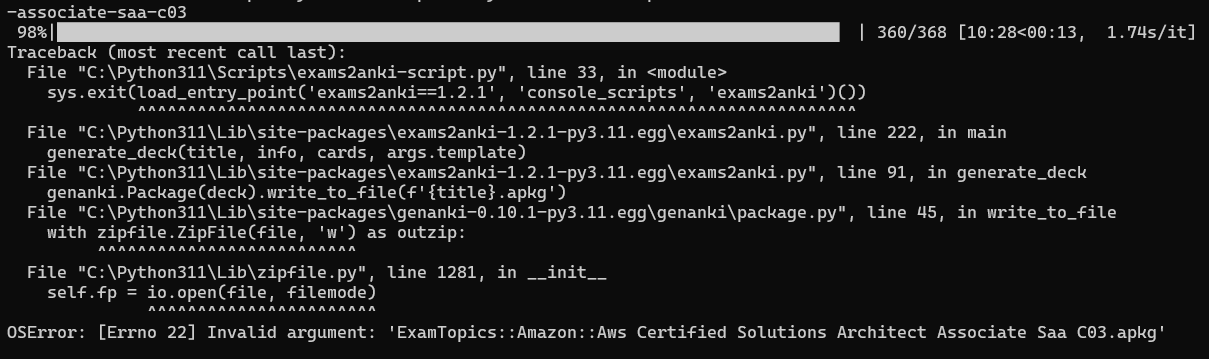 Error during saving deck file · Issue #2 · guicaulada/exams2anki · GitHub