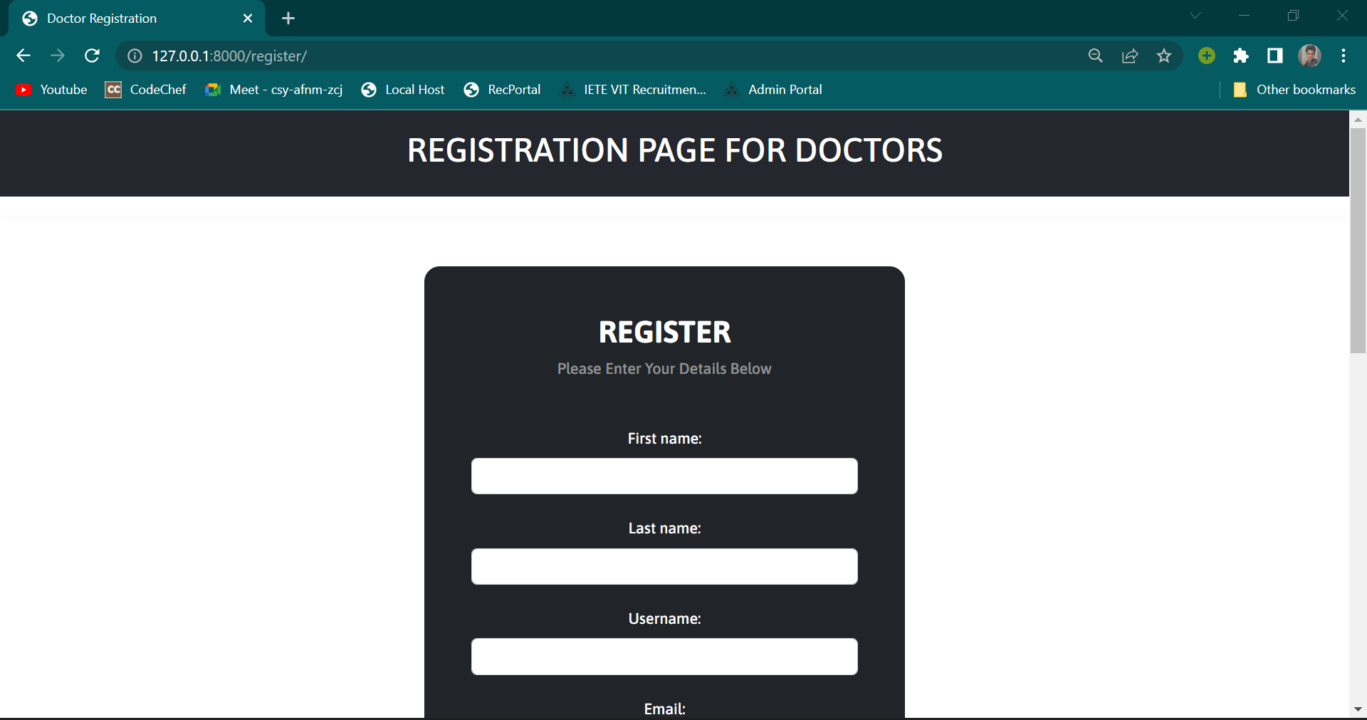 GitHub - VishalKrish70/Doc_and_patient
