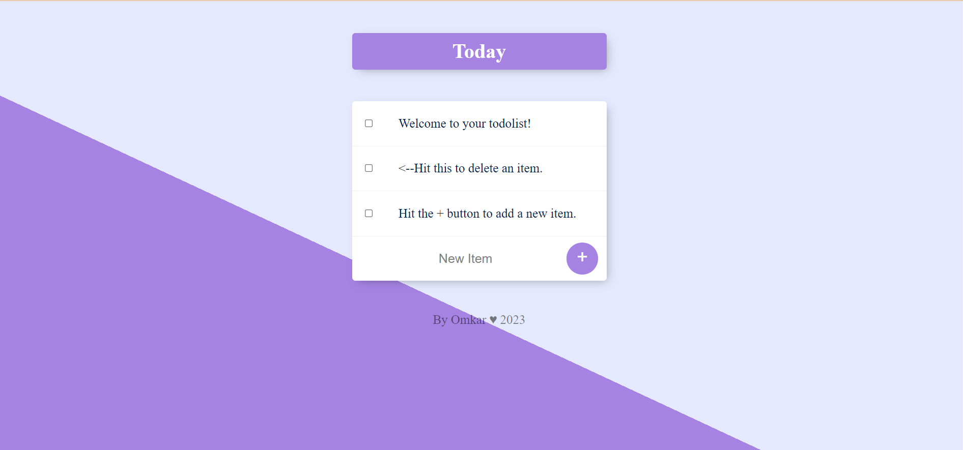 GitHub - OmkarBante/todolist
