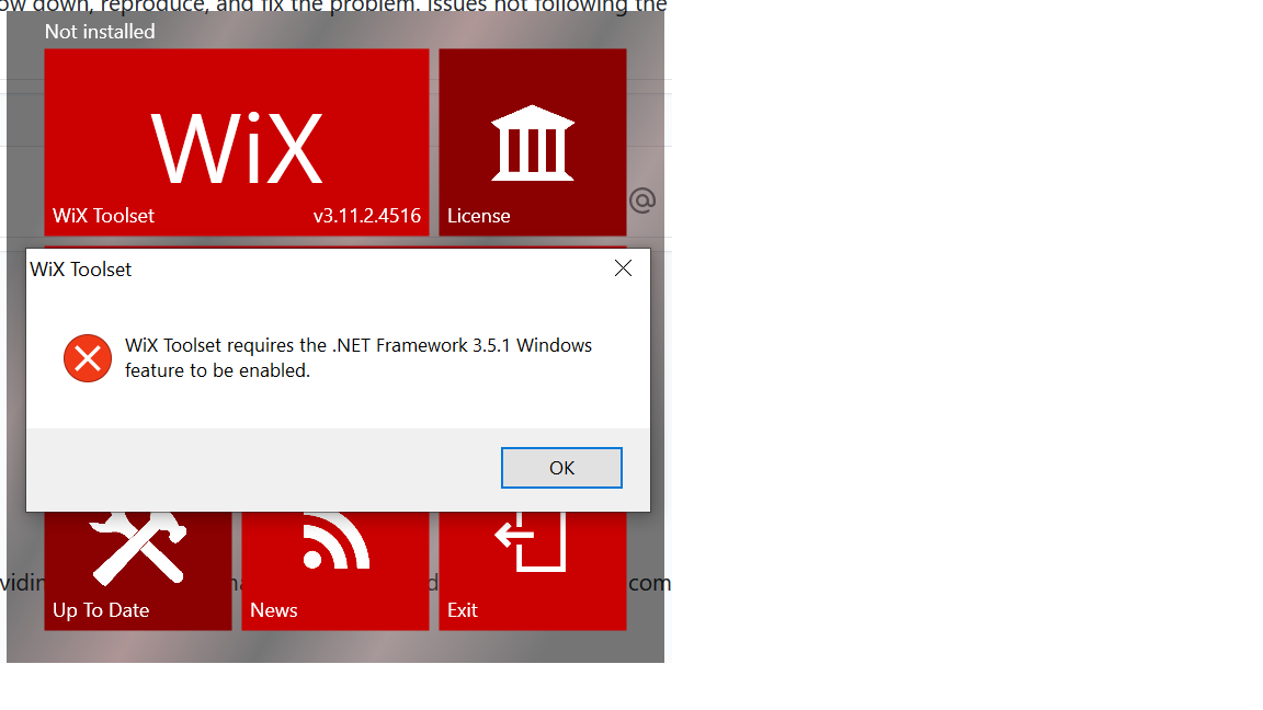 Windows installer doesn't work · Issue #6457 · wixtoolset/issues · GitHub