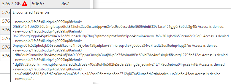 Feature Request - button to add errors to exclusions · Issue #1411 · kopia/kopia · GitHub